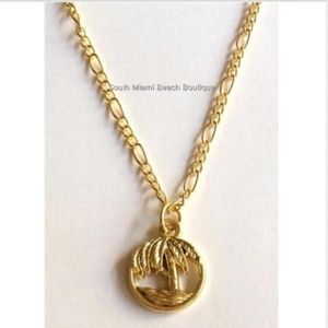 Jewelry | Gold Palm Tree Necklace Coconut Hawaiian 18island | Poshmark